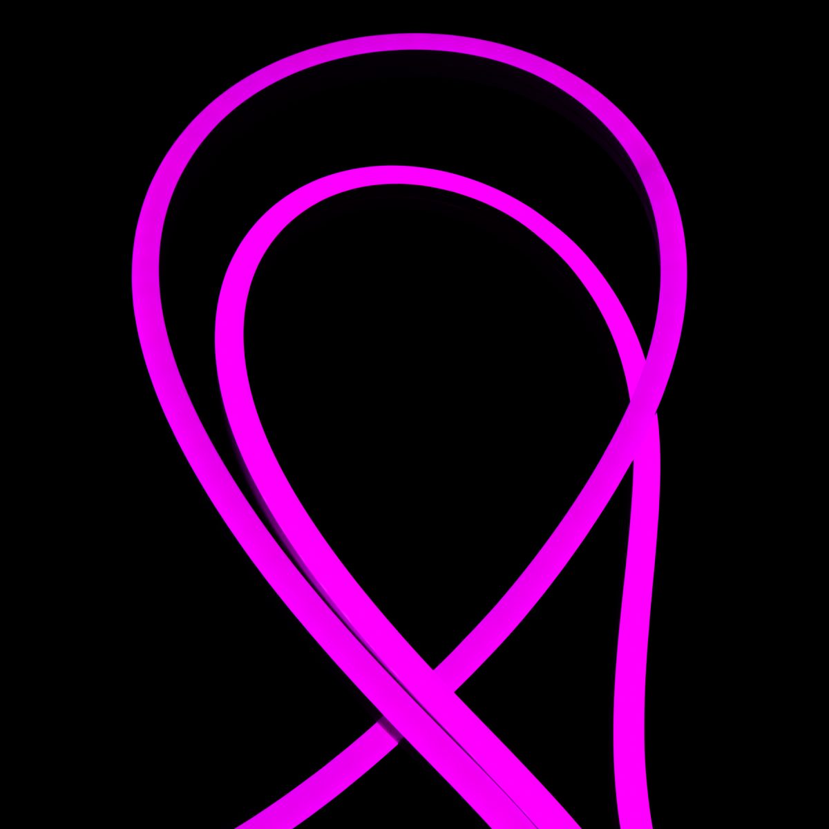 NEON LED Flexible Silicona Violeta, 1CM/Corte, DC12V, 6x12mm - Neons